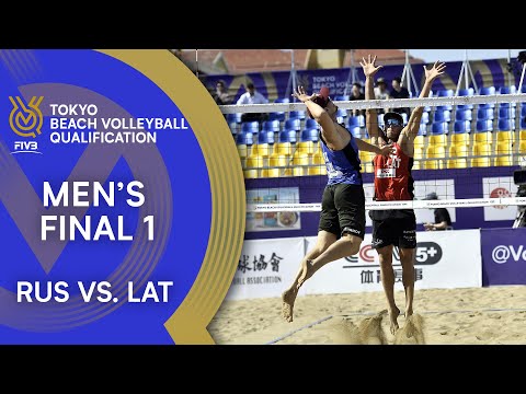 Men's Final 1: RUS vs. LAT | Full Match | FIVB Tokyo Beach Volleyball Qualification 2019