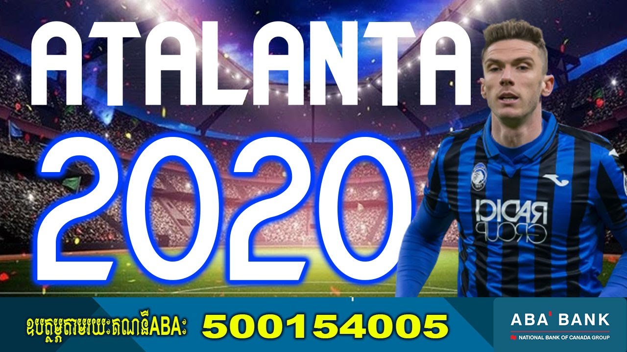 Atalanta FC 2020 font Football By Black Font Free all download Font OTF ...