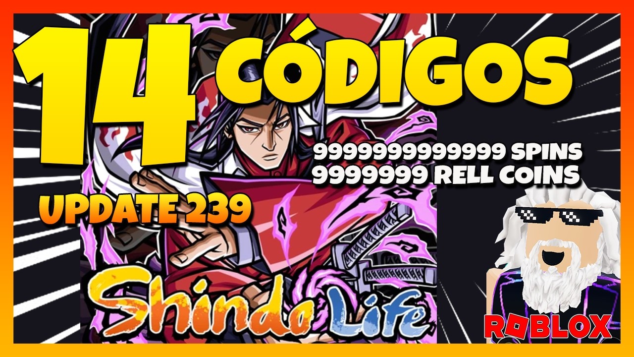 14 NUEVOS CÓDIGOS TODOS los CÓDIGOS de⚡SHINDO LIFE⚡Roblox 2024⚡Update 239⚡Códigos de Shinobi ...