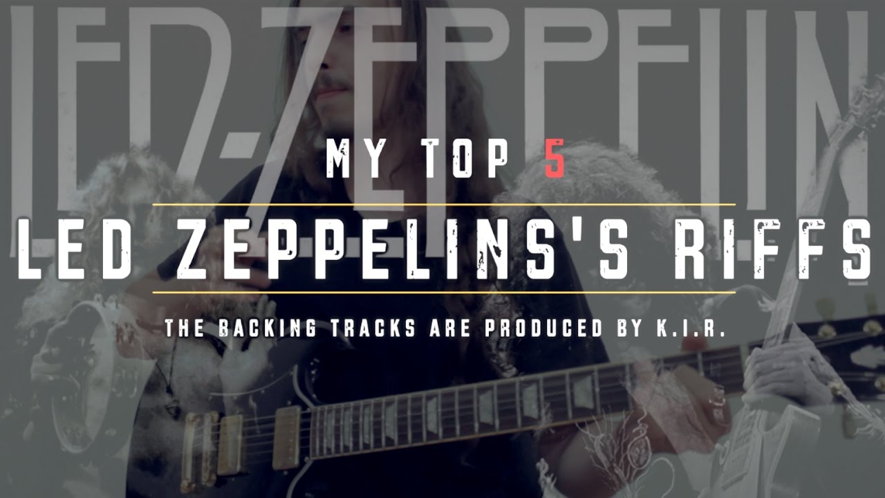 My Top 5 - LED ZEPPELIN's Riffs | Gibson SG Standard ’1999 - YouTube