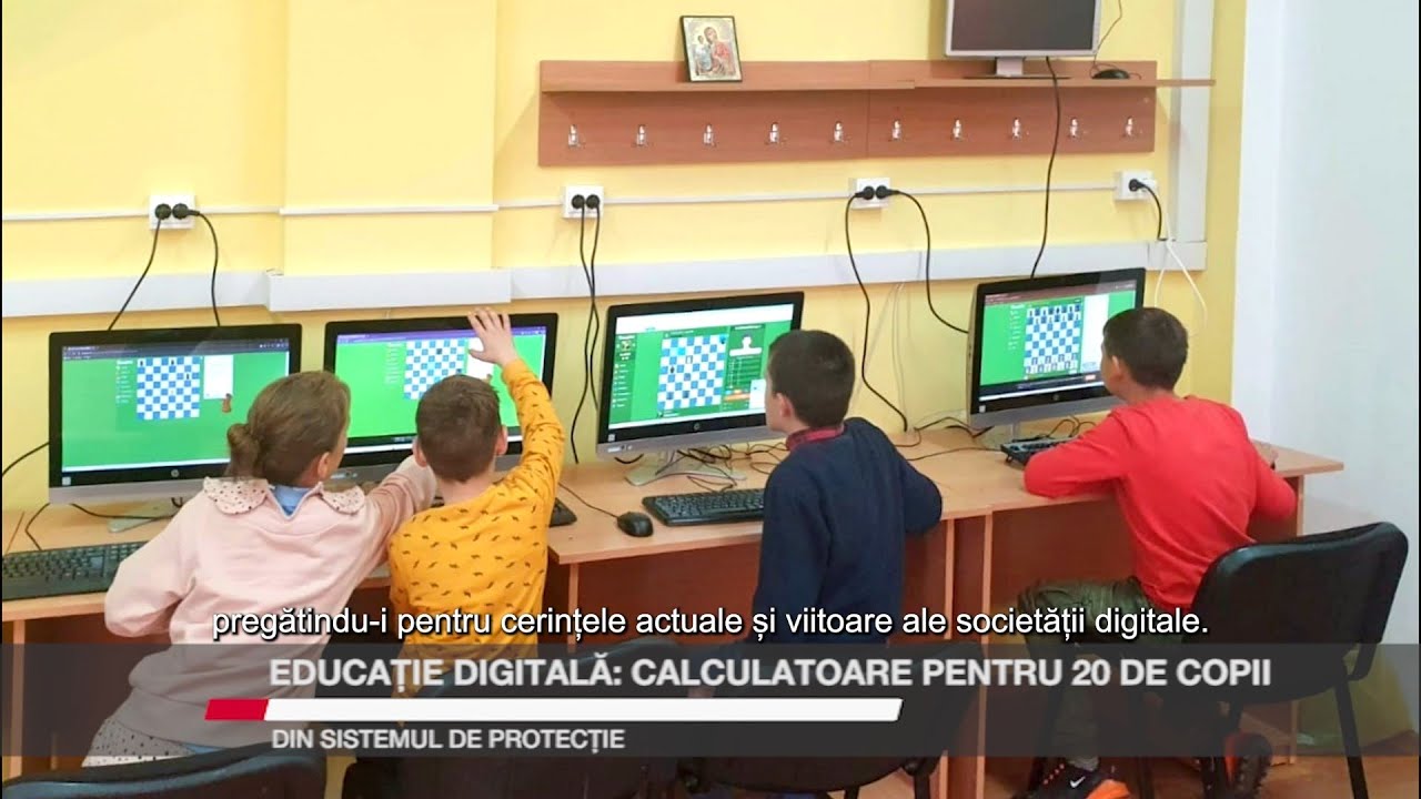 Educație digitală: calculatoare pentu 20 de copii din sistemul de ...