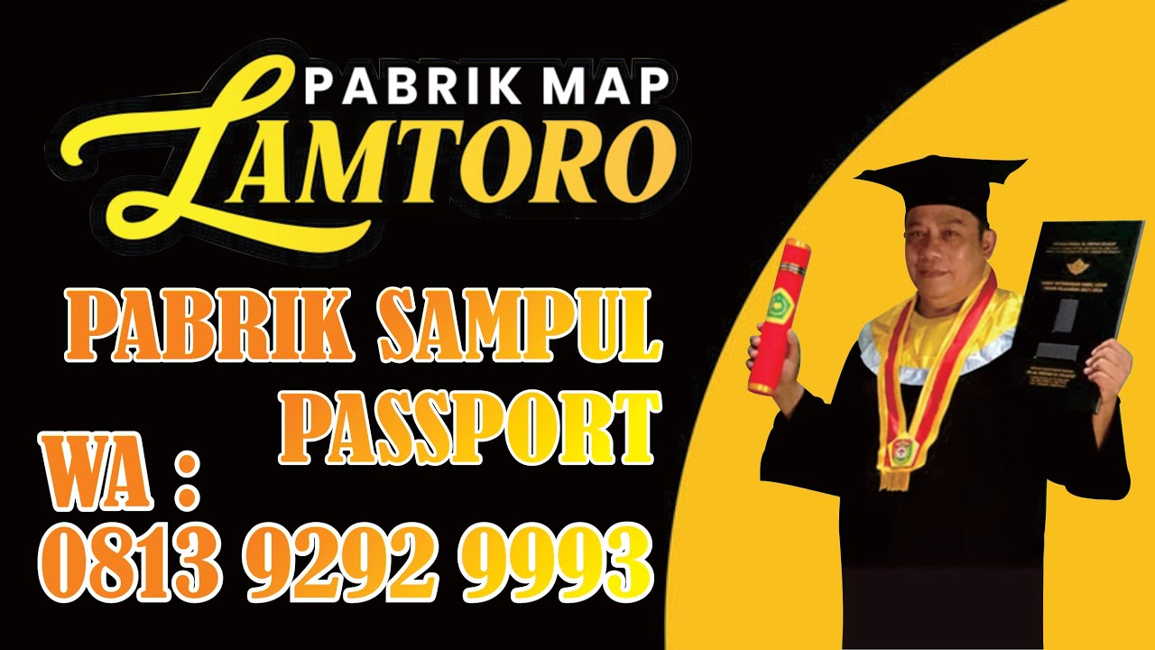 WA 0813 9292 9993-BUAT SAMPUL MAP WARKAH DI BANTUL - YouTube