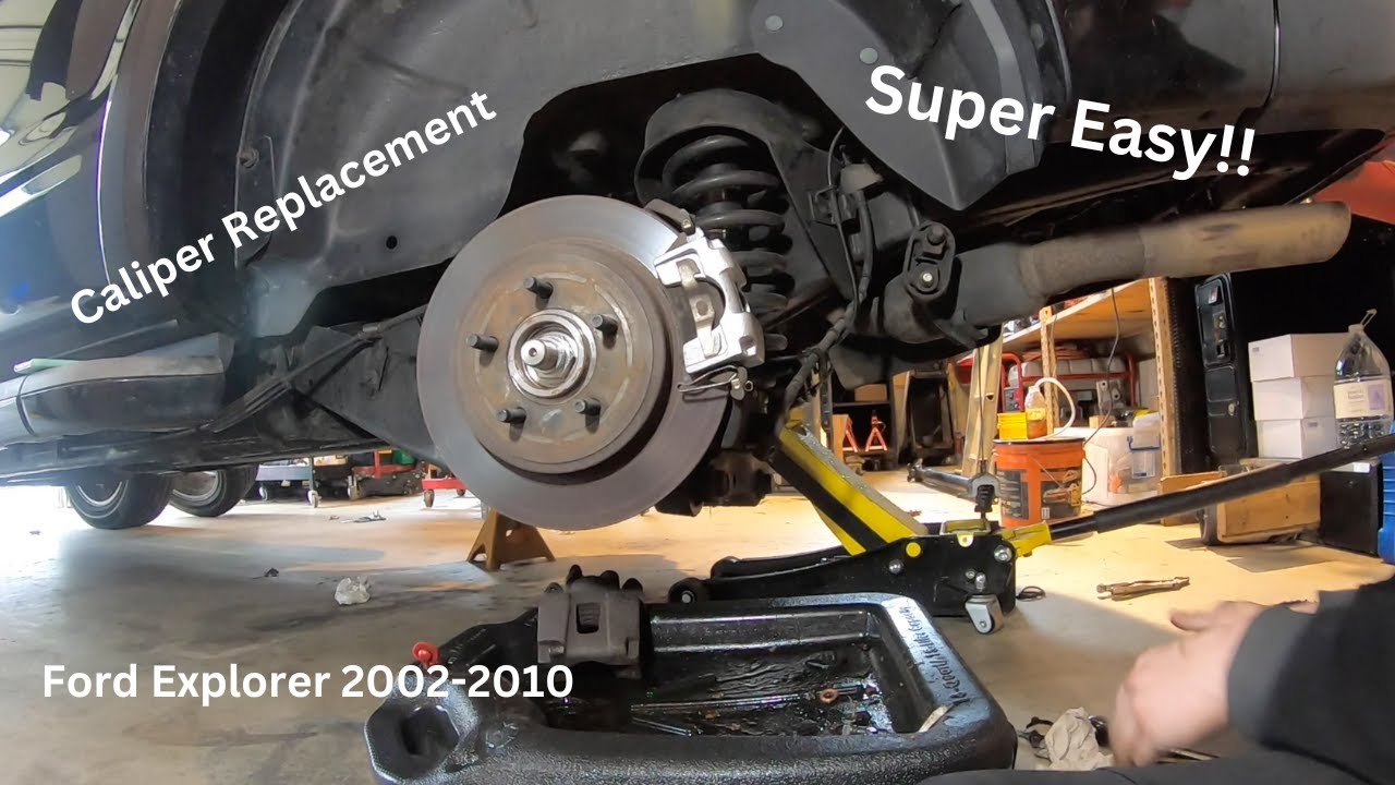 How to Replace Rear Calipers - Ford Explorer and Mercury Mountaineer ...