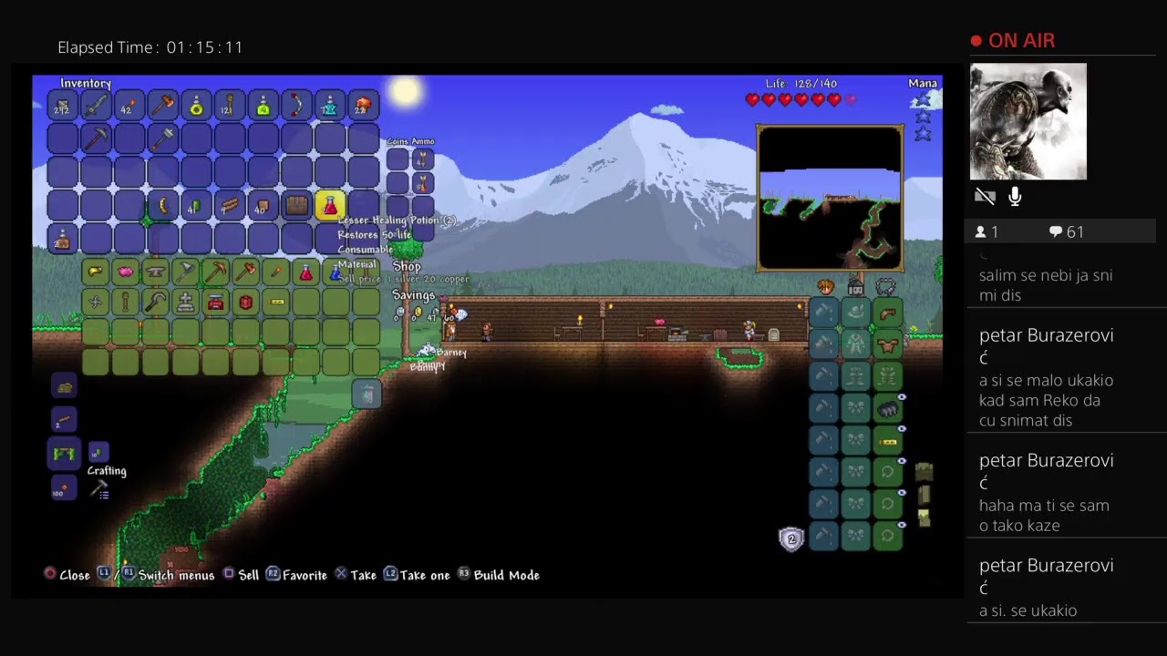 Terraria LIVE/novi serial ep#1 - YouTube