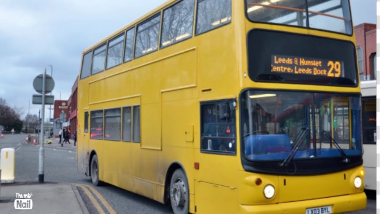 Backseat video on Yorkshire buses Dennis trident ALX 400 - YouTube