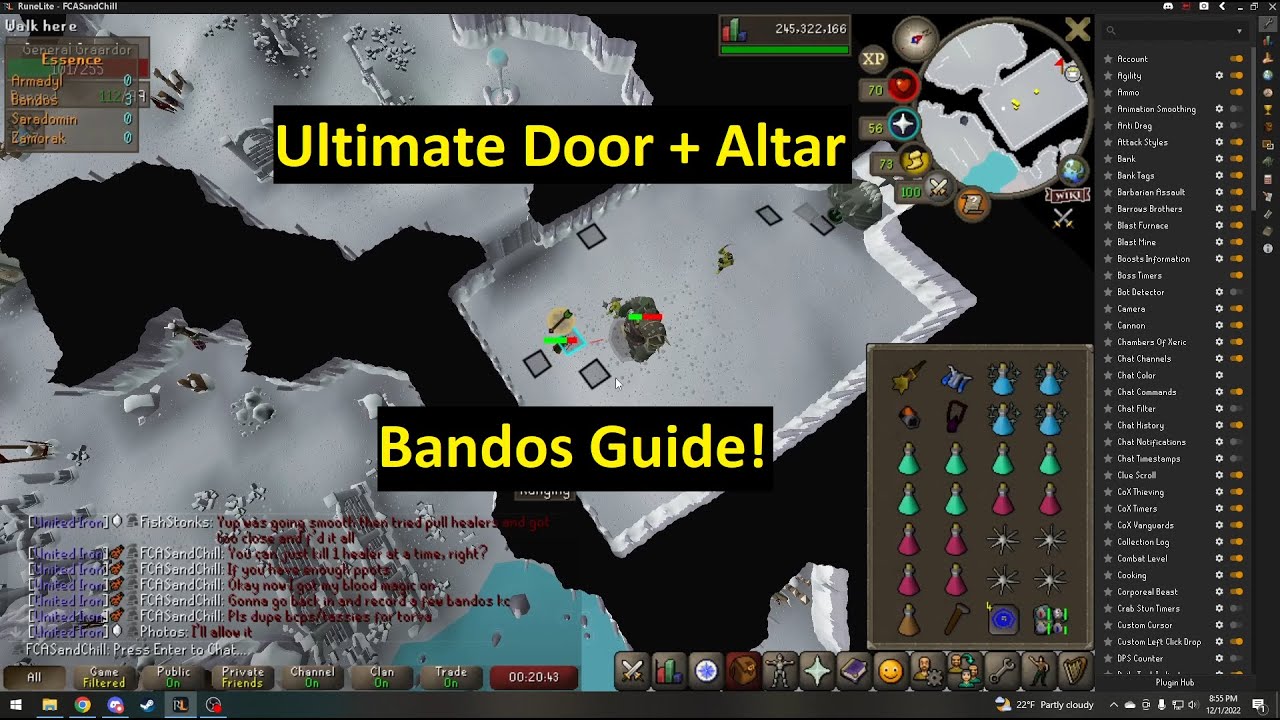 OSRS Bandos Solo Door + Altar 6:0 - PvM Mastery #4 - YouTube