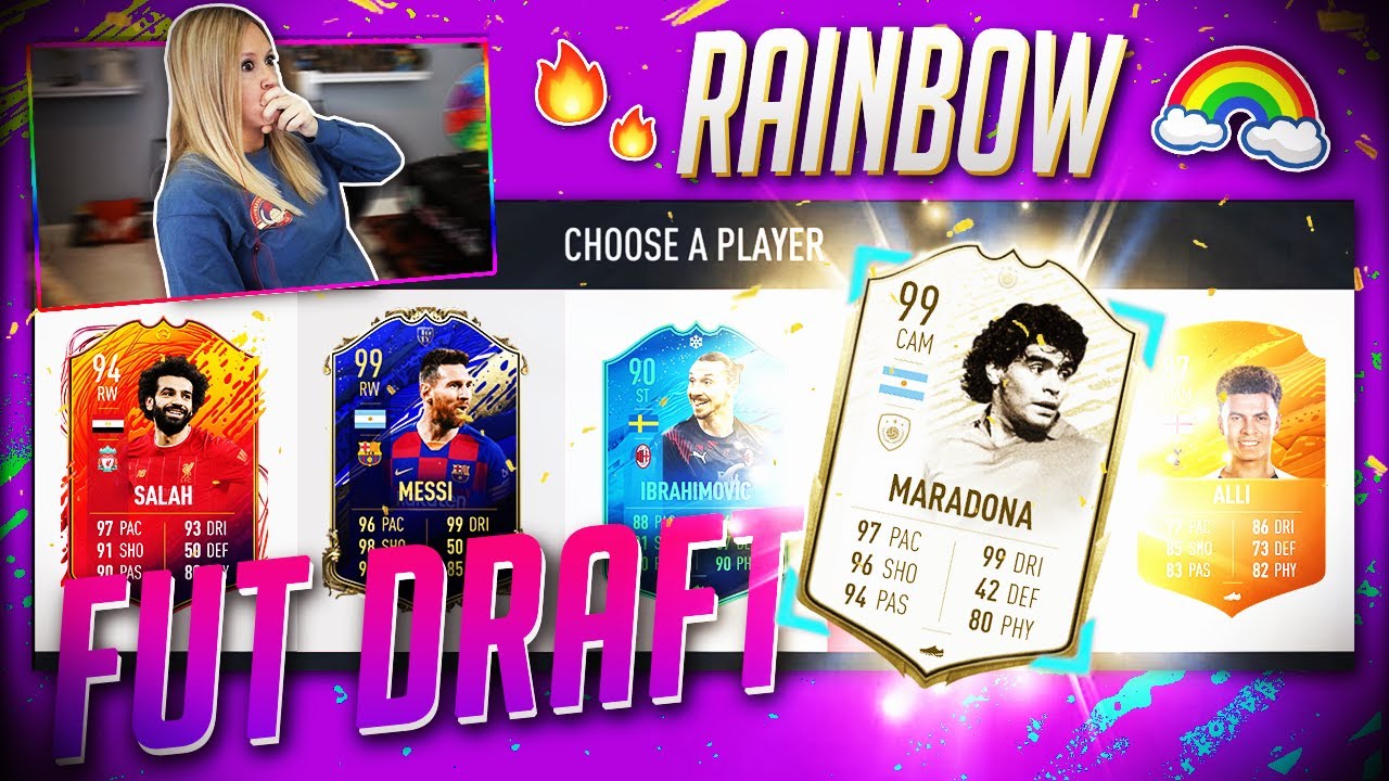 FIFA 20 ULTIMATE RAINBOW FUT DRAFT CHALLENGE!! - YouTube
