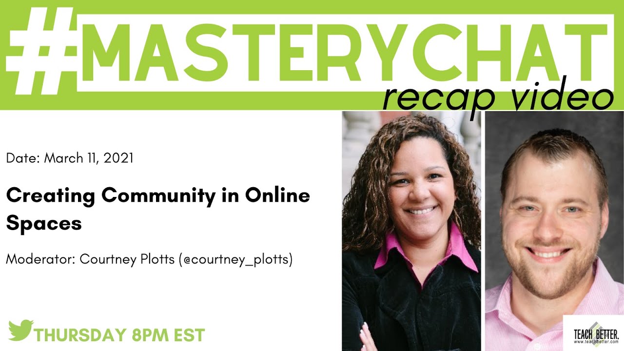 #MASTERYCHAT RECAP w/ @Chadostrowski & @Courtney_plotts - YouTube