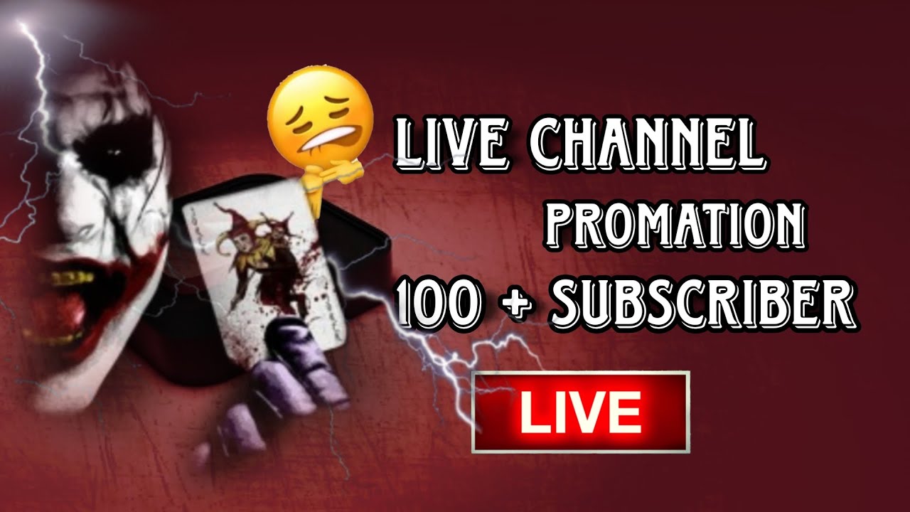 Live channel promotion free | 10+ subscriber free | free promotion ...