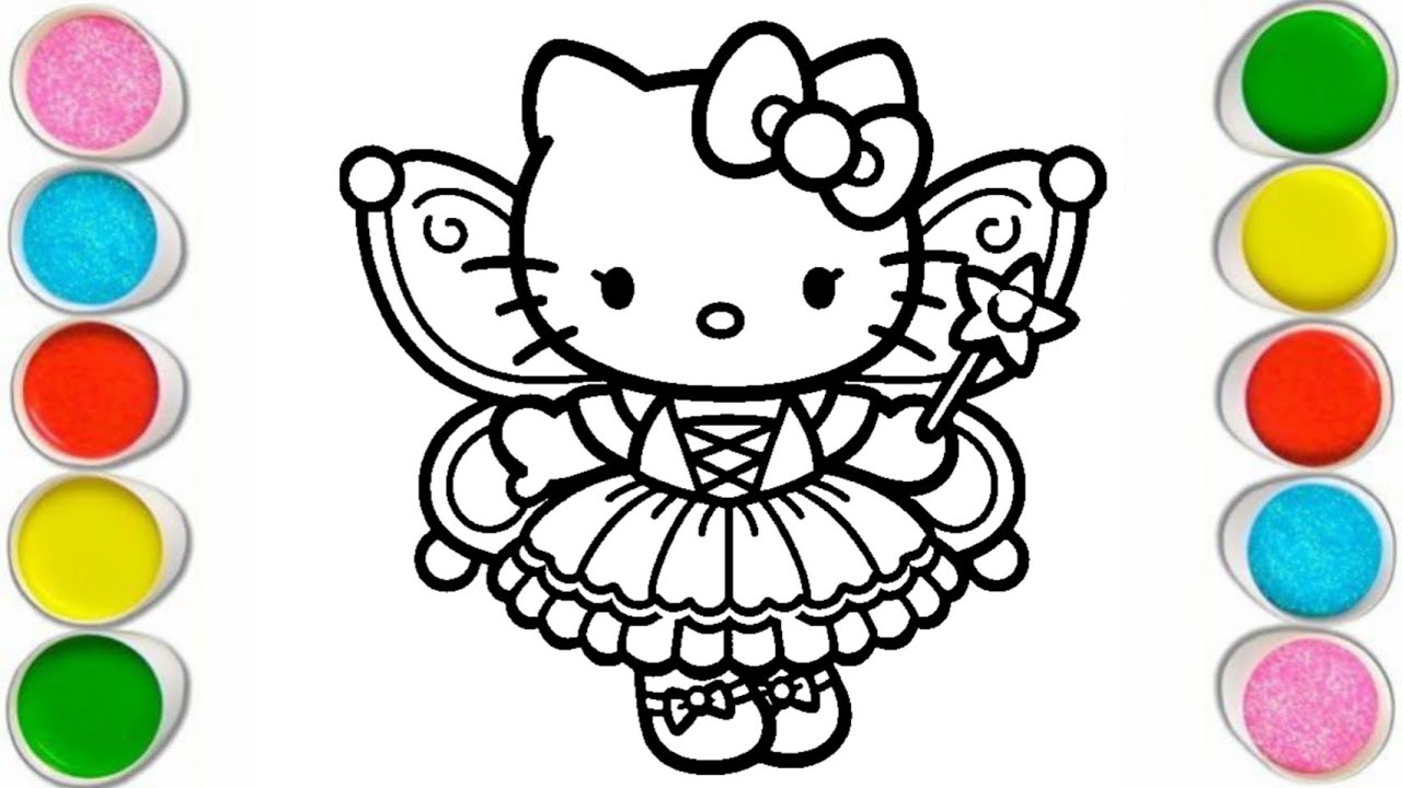🧚🏻‍♀️🧚🏻‍♀️How To Draw Fairy Hello Kitty🧚🏻‍♀️🧚🏻‍♀️ | Step By Step ...