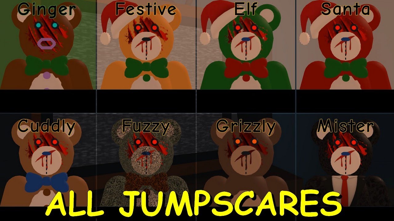 ALL JUMPSCARES Teddy [Alpha] - ROBLOX - YouTube