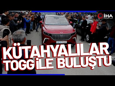 TOGG'un Anadolu Ateşi Kırmızı Renkli SUV Modeli Kütahya'da
