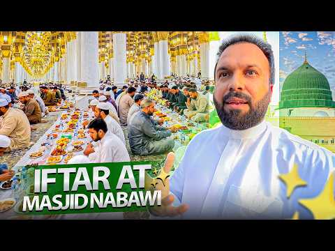 12 Rabi ul Awwal Beautiful IFTAR Inside Masjid Nabawi ﷺ 🕌💚 Ramadan Yaad Aagaya 😭 