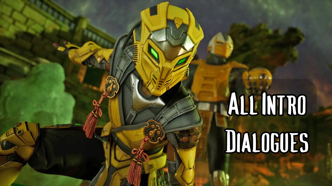 MK1 - Cyrax All Intro Dialogues - YouTube