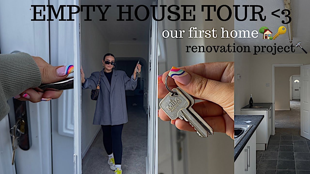 WE BOUGHT OUR FIRST HOME!!! empty house tour (renovation project 2022 ...