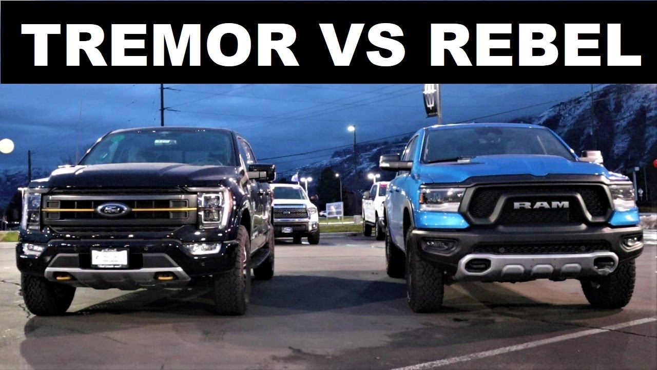 2022 Ford F-150 Tremor Vs 2022 Ram 1500 Rebel: Are Both Of These Trucks ...