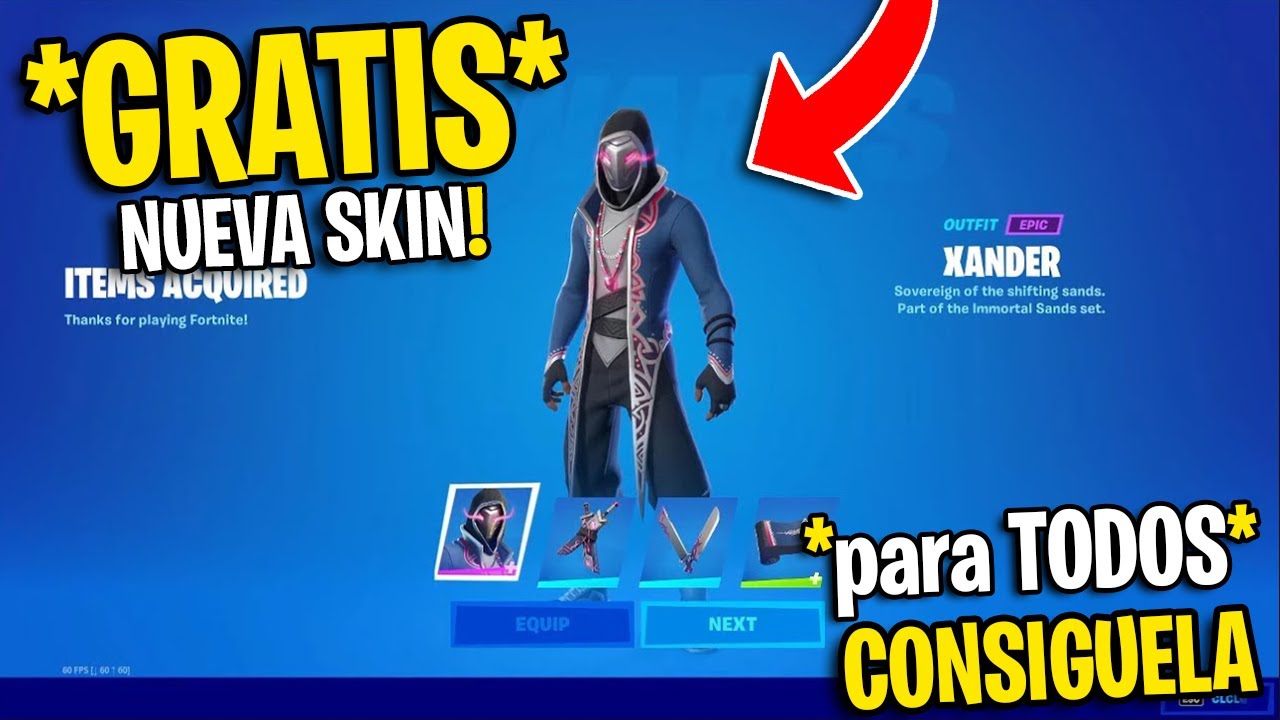 Como CONSEGUIR la NUEVA SKIN *GRATIS* de XANDER en FORTNITE 😱🎁 NUEVA ...