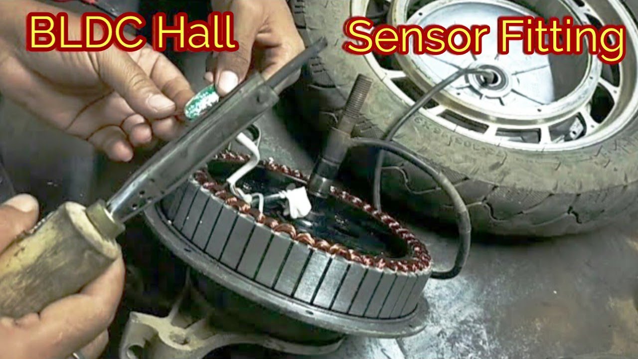 BLDC Motor Hall Sensor Fitting Electric Scooter - YouTube