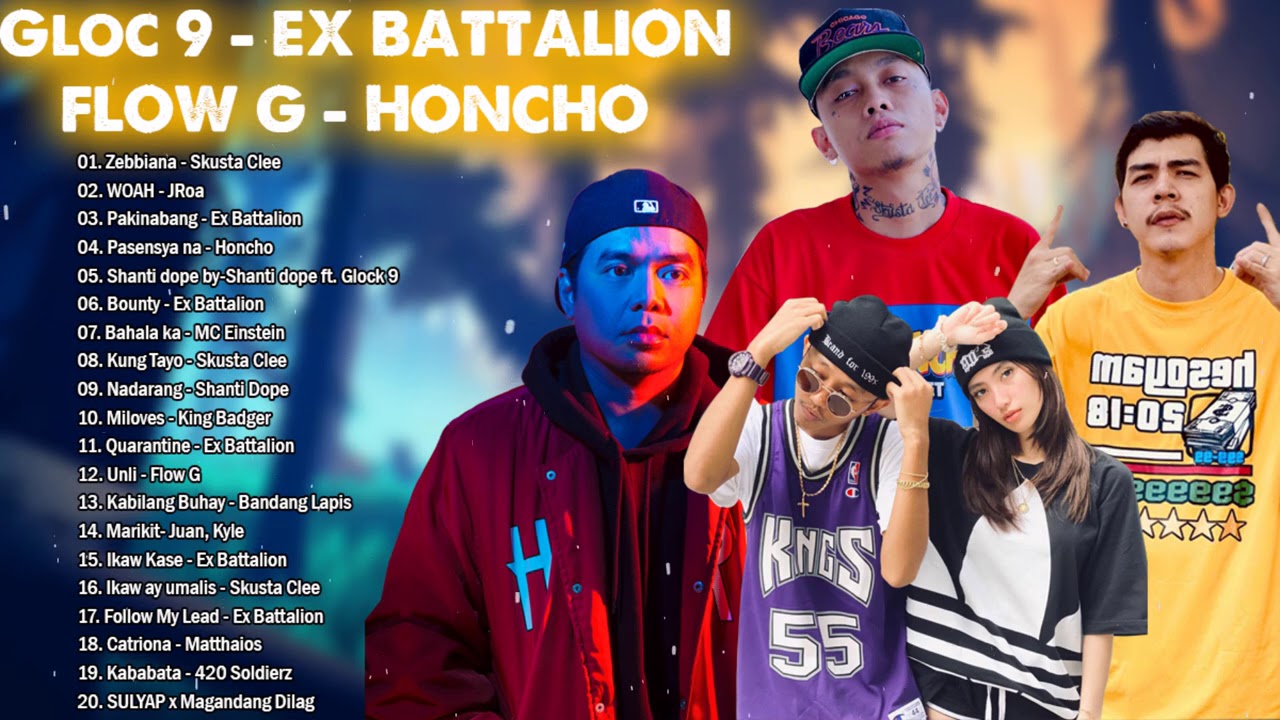 Gloc 9, Skusta Clee, Flow G, Honcho, Ex Battalion, Al James - Top 50 ...