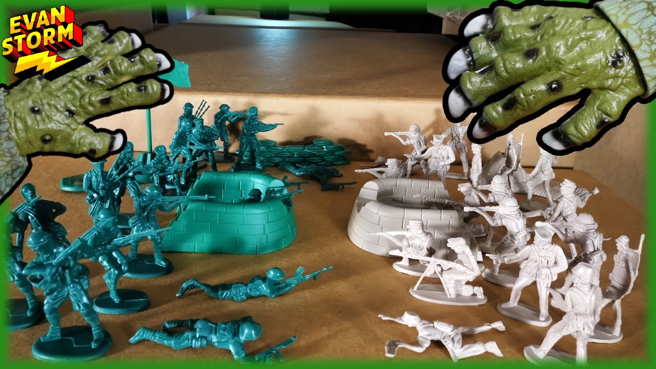 Find The Plastic Army Men Collection Before The Pond monster Finds Us ...