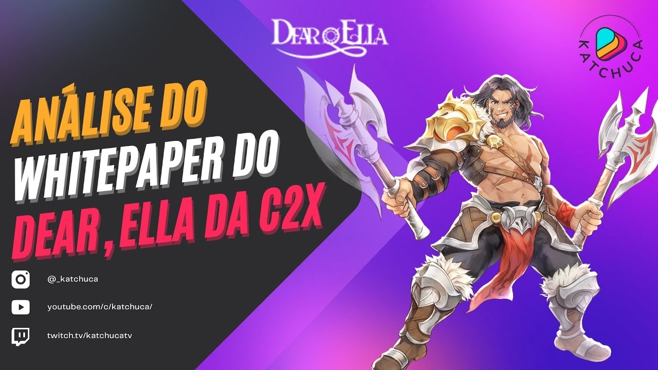 Novo NFT Dear, Ella da rede XPLA (C2X Station) vamos analisar o Whitepaper - YouTube