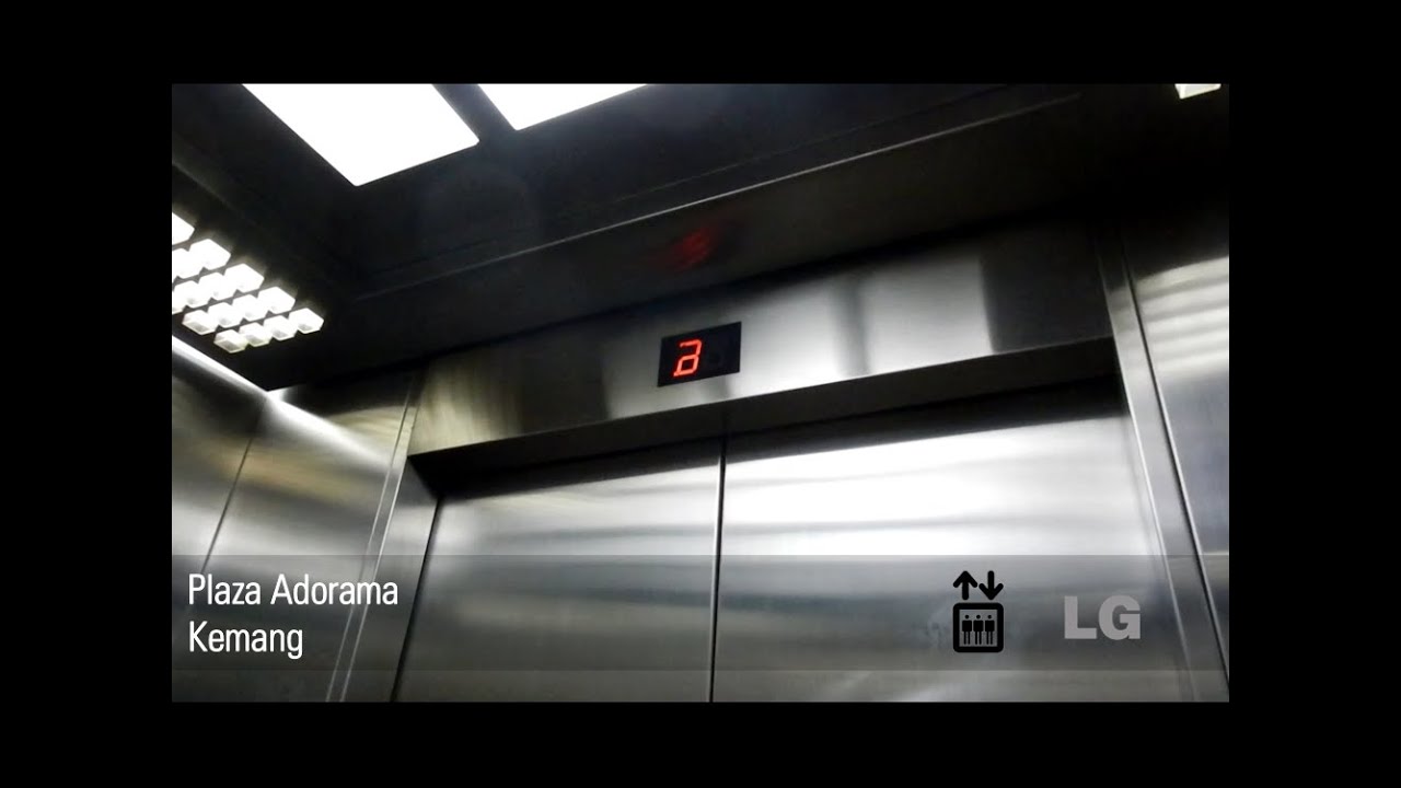 LG Traction Elevator at Plaza Adorama Kemang, Jakarta - YouTube