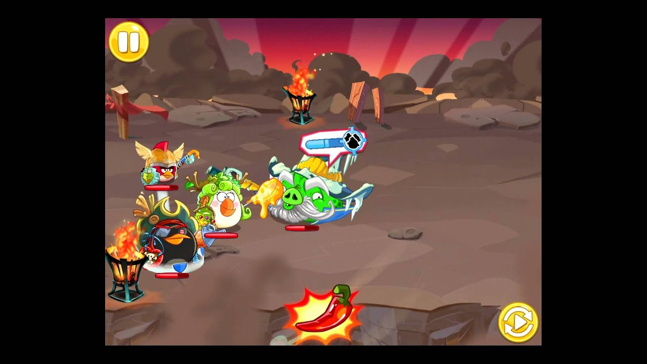 Angry Birds Epic - Magic Shield Level 4 Walkthrough - YouTube