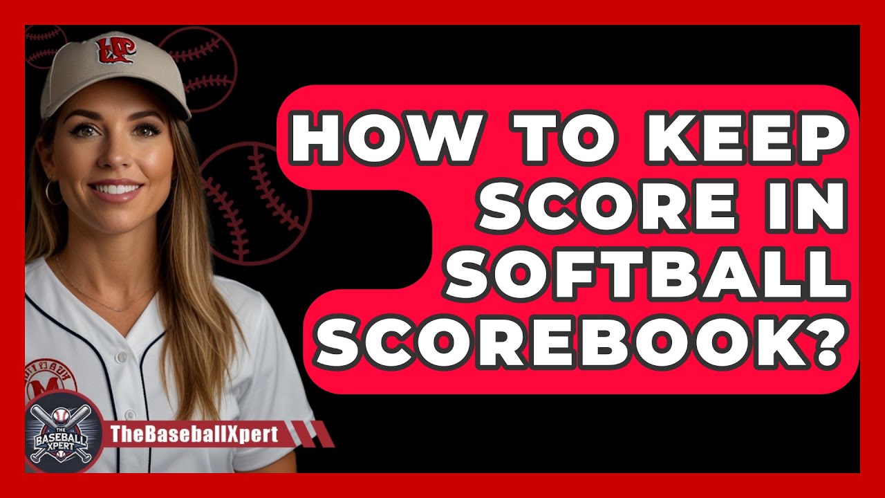 How To Keep Score In Softball Scorebook? - The Baseball Xpert - YouTube