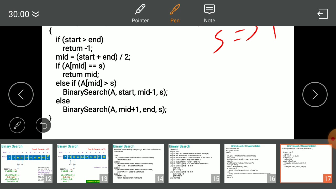 Binary Search In Tamil Part Ii Youtube