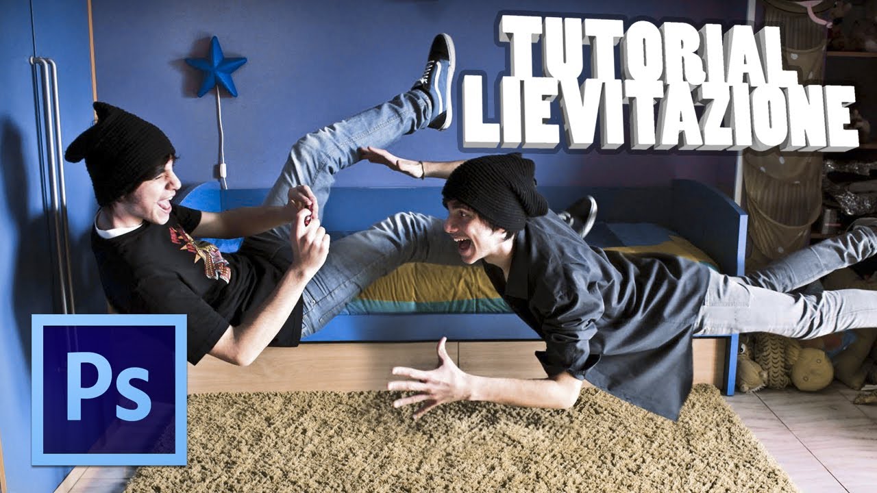 PHOTOSHOP - Tutorial su come Volare - YouTube