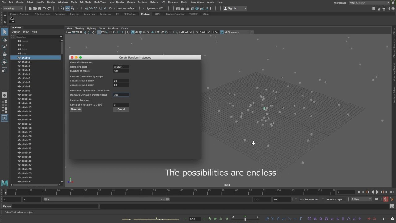 Create Random Instances Tool Demonstration - YouTube