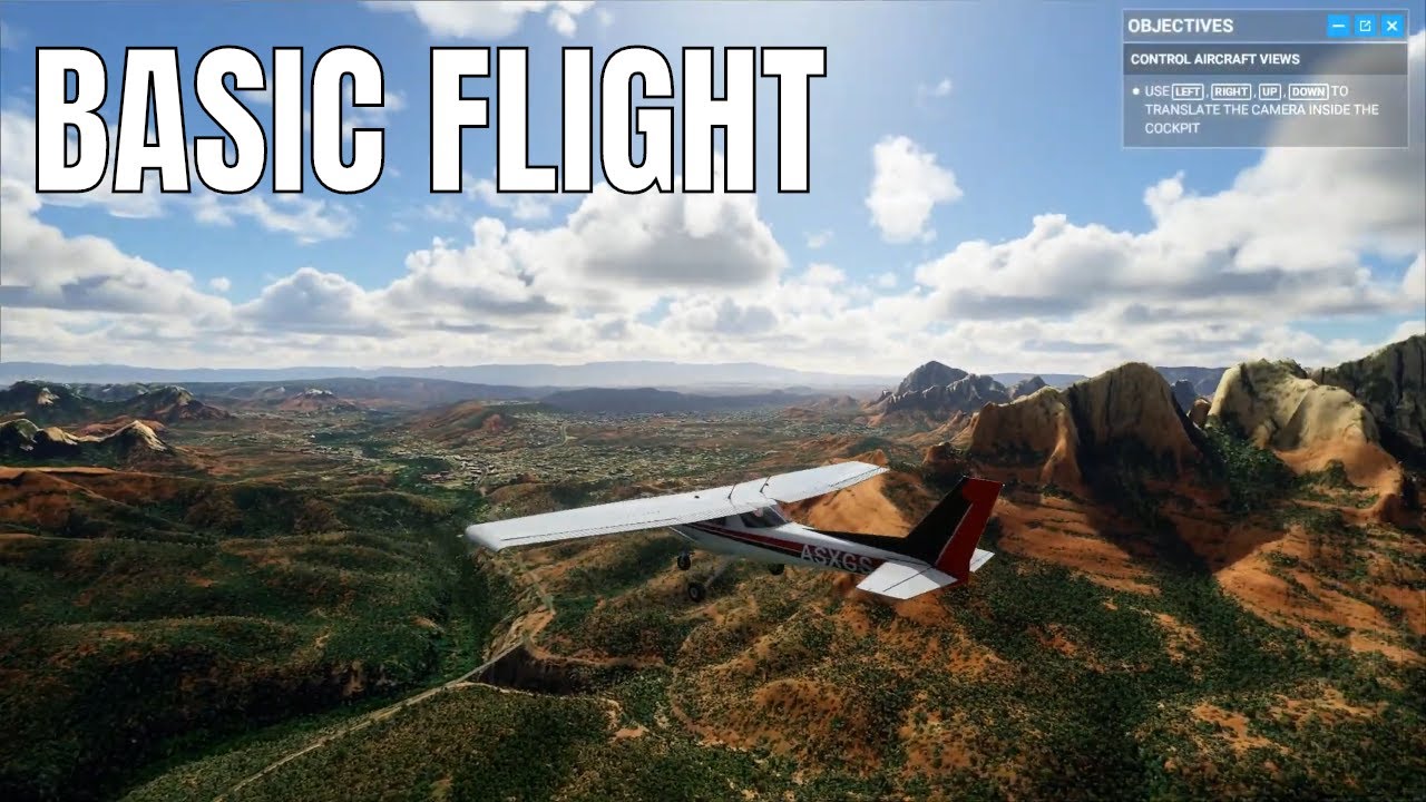 Basic Flight Controls & Cameras (Tutorial) - Microsoft Flight Simulator 2020 - YouTube