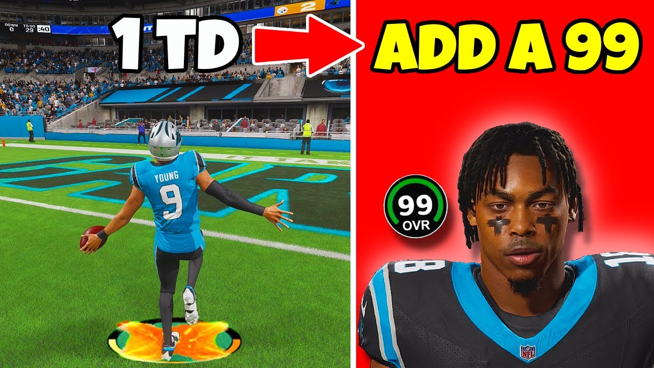 Score A Touchdown = Add A 99 Overall To The Panthers - YouTube
