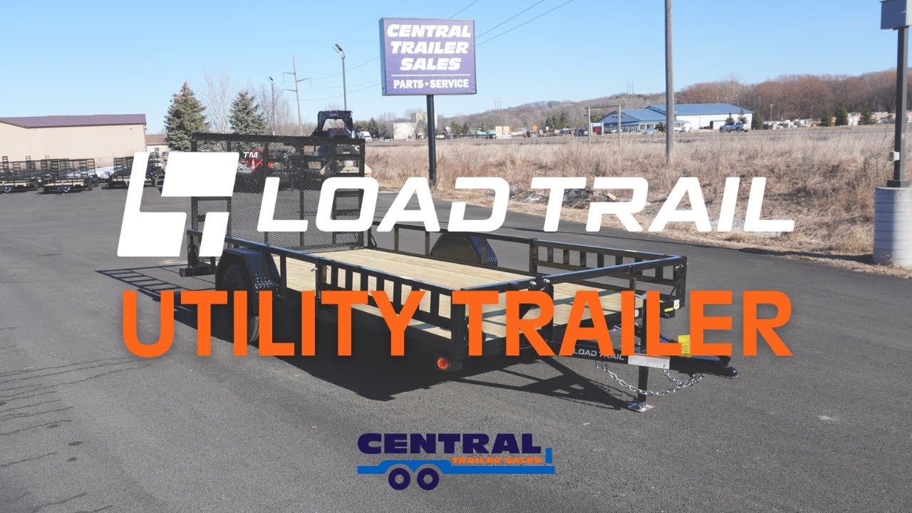 Load Trail Utility Trailer with Side ATV Ramps Review - YouTube