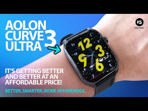 AOLON Curve 3 Ultra: Premium Look Budget Smartwatch! (Unboxing, Setup & Pairing)