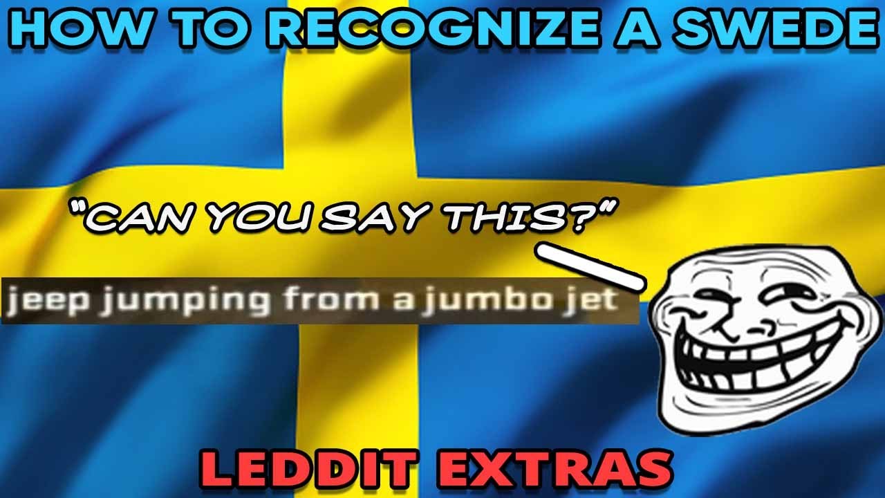 How to Recognize a Swede | LEDDIT Extras #239 - YouTube