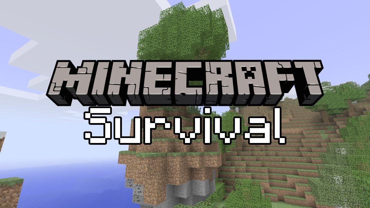 building a base and terraforming (Minecraft Survival) - YouTube