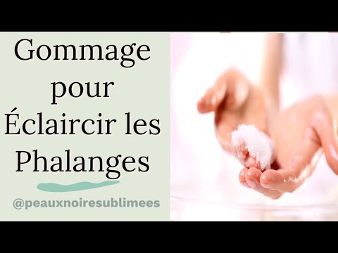 Live : GOMMAGE POUR ÉCLAIRCIR LES MAINS #phalangesombres