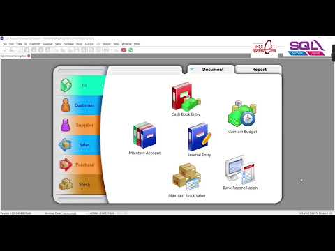 DEMO SQL ACCOUNTING FOR NEW USER - YouTube