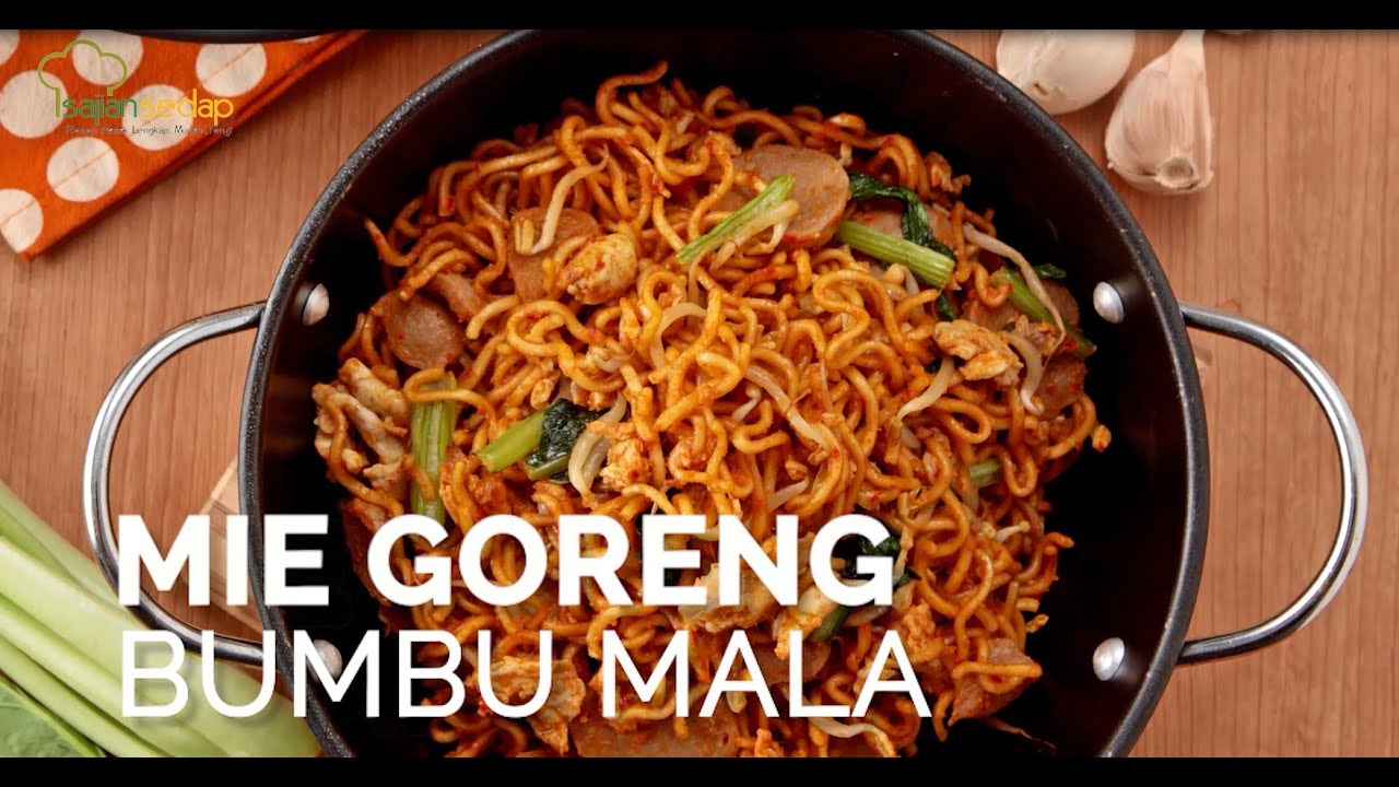 Resep Mie Goreng Bumbu Mala Lezat Sekali - YouTube
