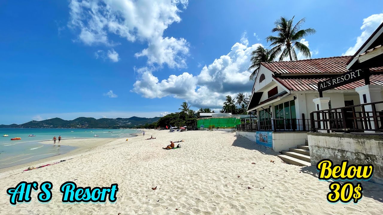 CHEAPEST Hotel in Samui On the Beach? Al’S Resort ko Samui /Central Samui /Insane view , Save ...