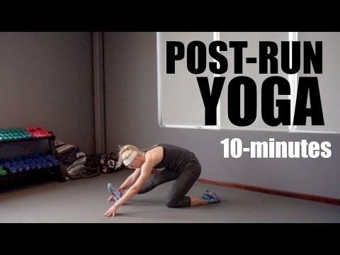 Simple 10-minute Post-Run Yoga - YouTube