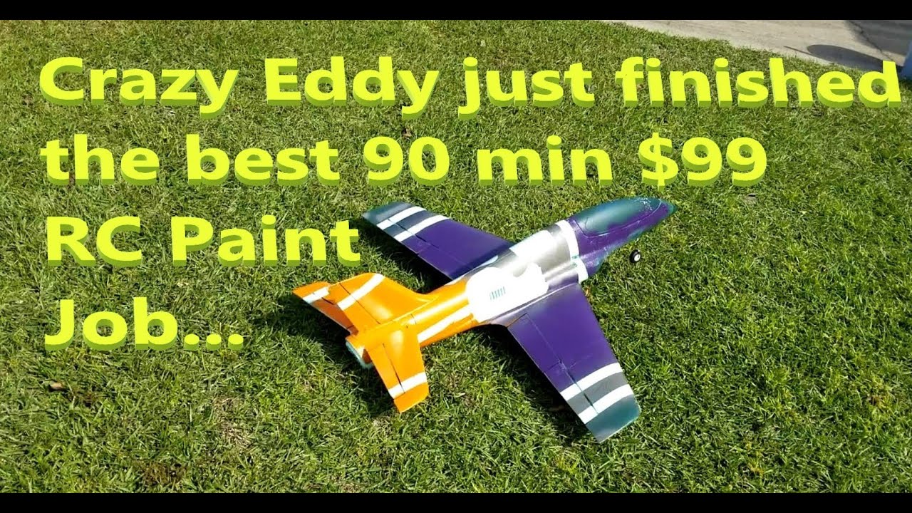 Arrows Marlin Gets a Crazy Eddy's RC Plane Paint Job Oh Yeah - YouTube