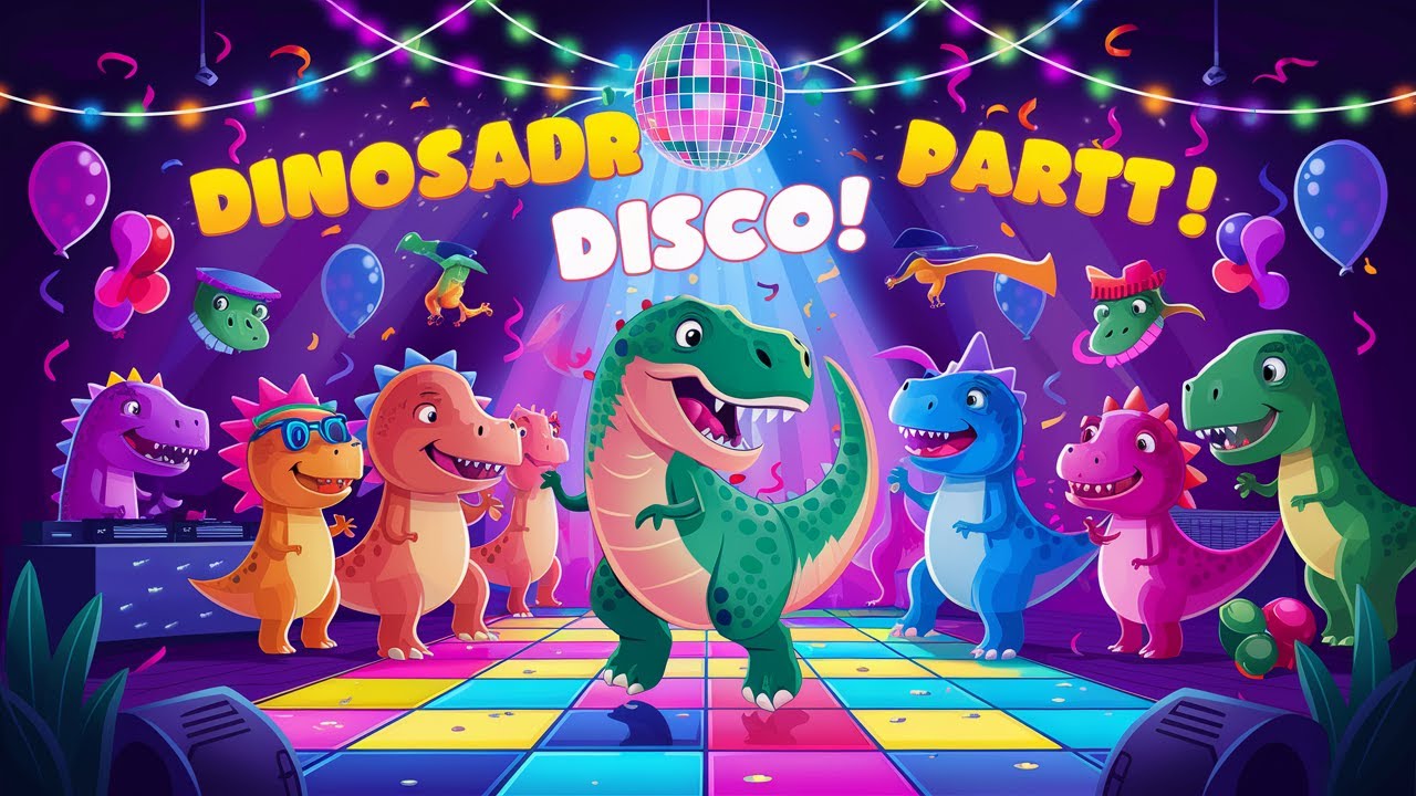 Dinosaur Disco Party | Fun & Exciting Dino Dance Party for Kids ...