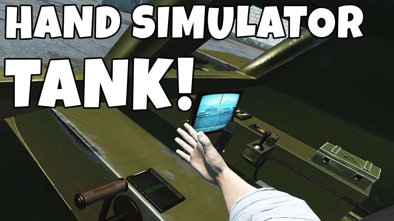 HAND SIMULATOR IN A TANK! - YouTube