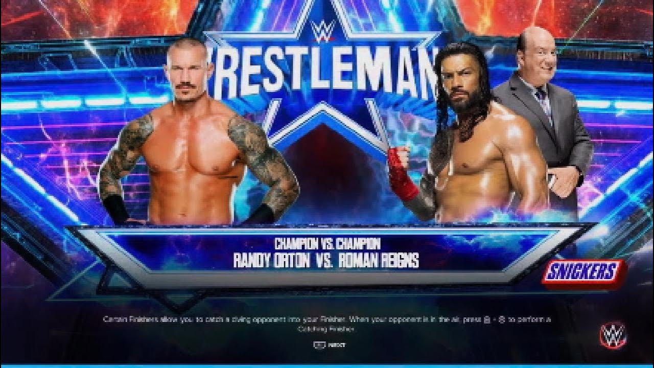 WWE 2K23 | Randy Orton vs Roman Reigns - YouTube