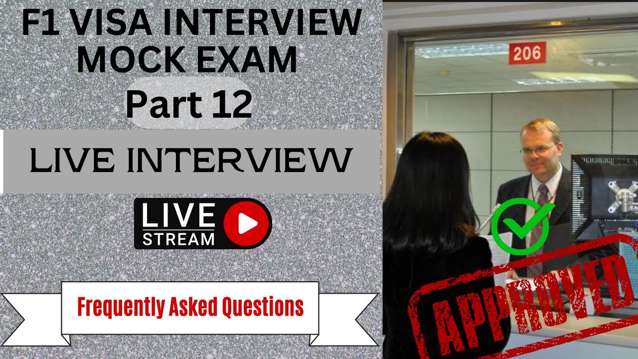 USA F1 VISA INTERVIEW MOCK EXAM | Frequently Asked Questions | Part 12 - YouTube