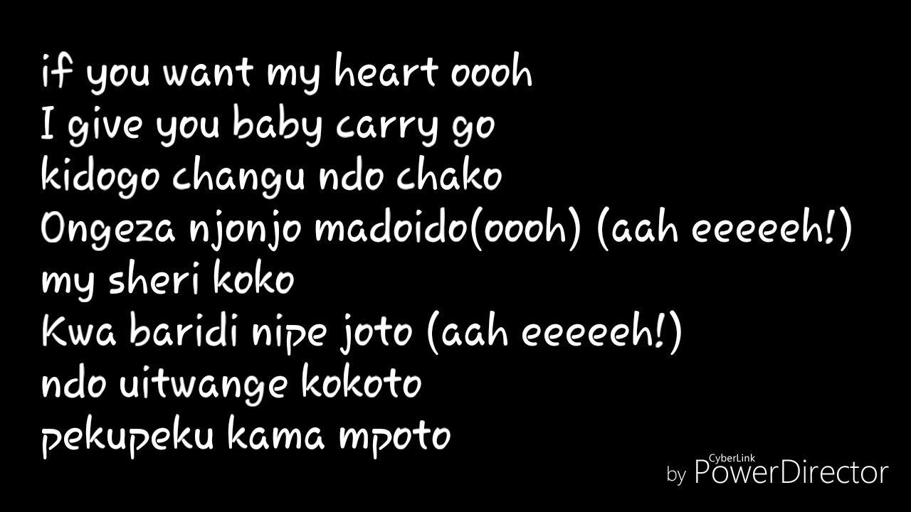 PARANAWE LYRICS BY HARMONIZE X RAYVANNY HD - YouTube