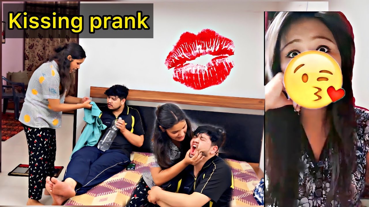 Kissing Prank on wife & Sali (JEALOUSY PRANK )|| Couple Prank || #nikkrichavlogs #couple #comedy ...