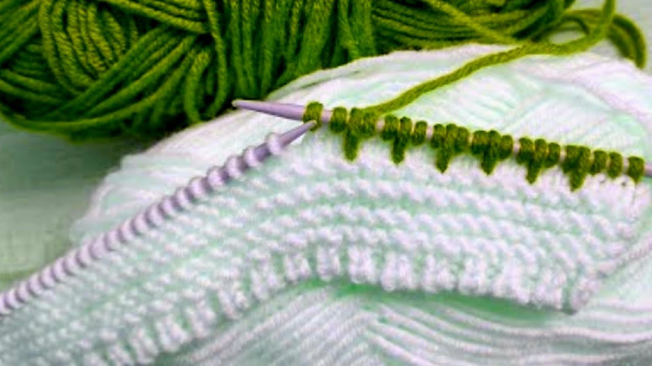 स्वेटर डिजाइन/Two Colour Sweater Design 😍 Baby Sweater Design - YouTube